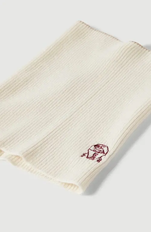 Brunello Cucinelli Cashmere Rib Knit Neck Warmer