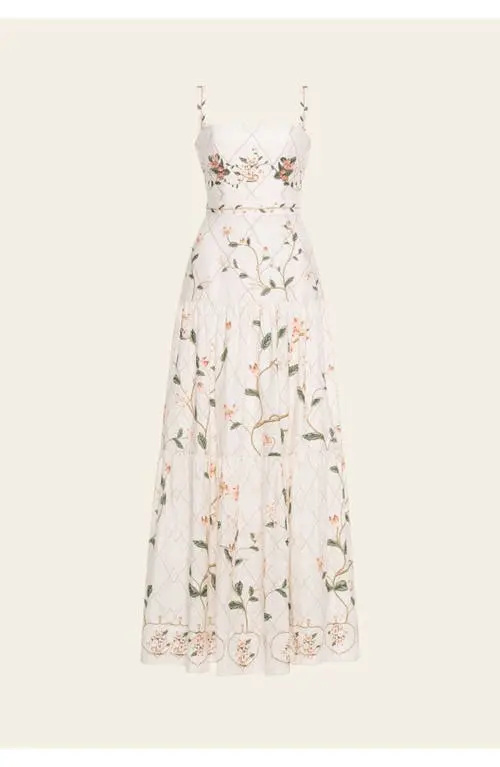 Agua Bendita Lima Navegante Maxi Dress - Ivory