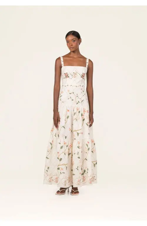 Agua Bendita Lima Navegante Maxi Dress