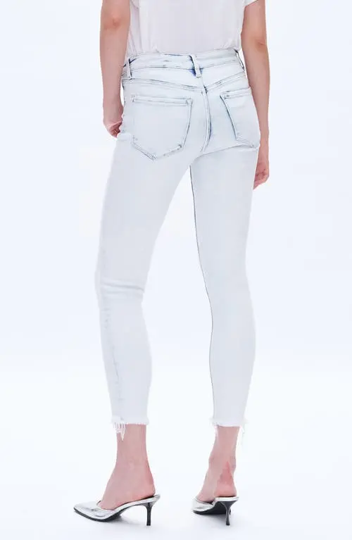 BAYEAS Raw Hem Crop Skinny Jeans