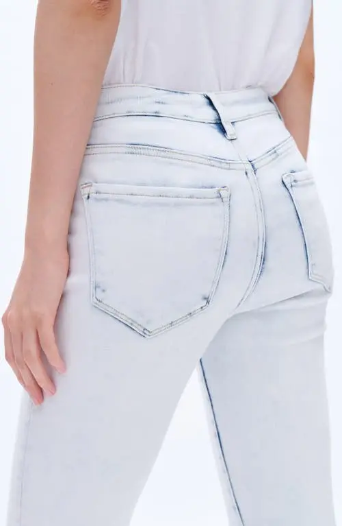 BAYEAS Raw Hem Crop Skinny Jeans