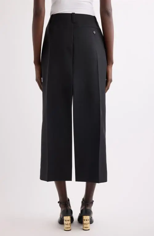 Givenchy Slit Wool & Mohair Pencil Skirt