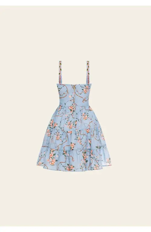 Agua Bendita Lima Mini Navegante Mini Dress
