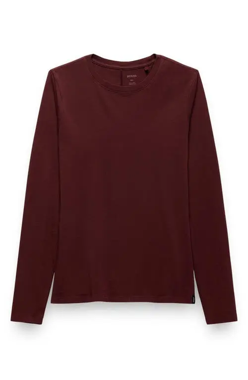Prana Everyday Long Sleeve T-shirt - Cacao