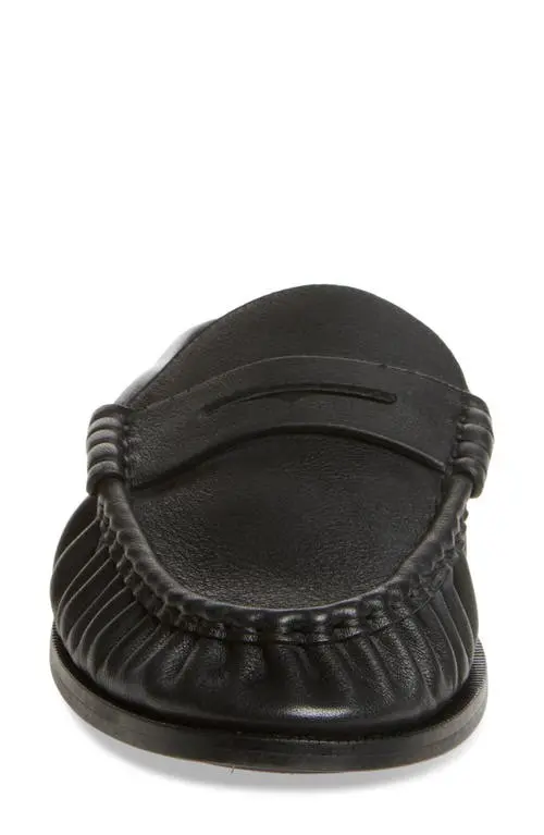 Rag & Bone Lexi Leather Flat Mule - Black