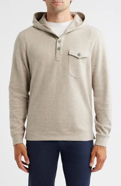 Johnnie-o Henley Hoodie - Cream