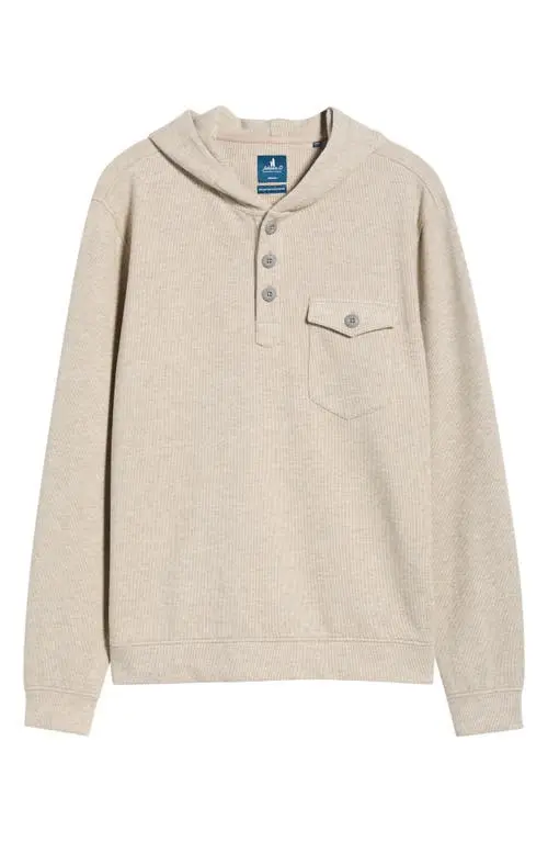 Johnnie-o Henley Hoodie - Cream