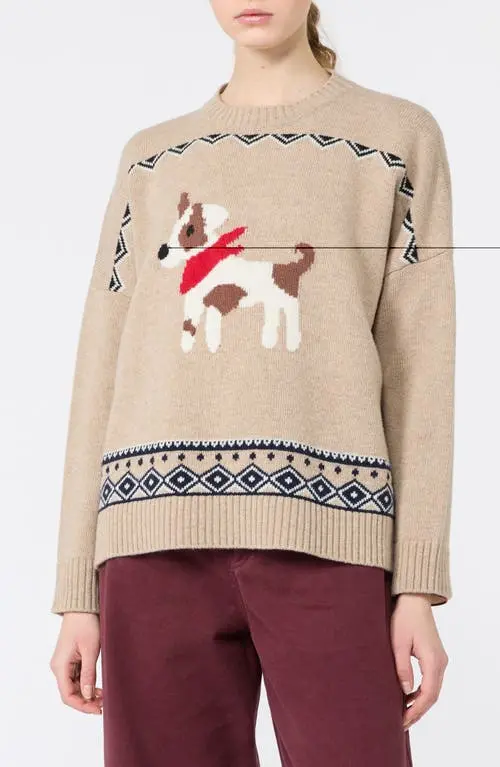 Max Mara Pavidi Intarsia Virgin Wool Sweater