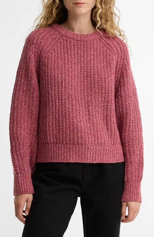 Barbour Alderney Fleck Sweater - Tea Rose