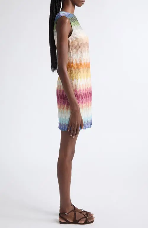 Missoni Sleeveless Dégradé Raschel Knit Minidress