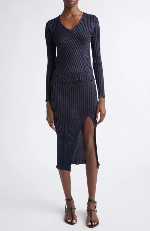 Missoni Ribbed V-neck Sweater - S72rb