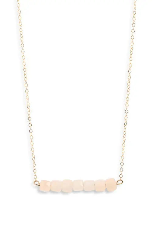 HOUSE OF OLIA And 14k Gold-filled Bar Necklace - Rose Quartz