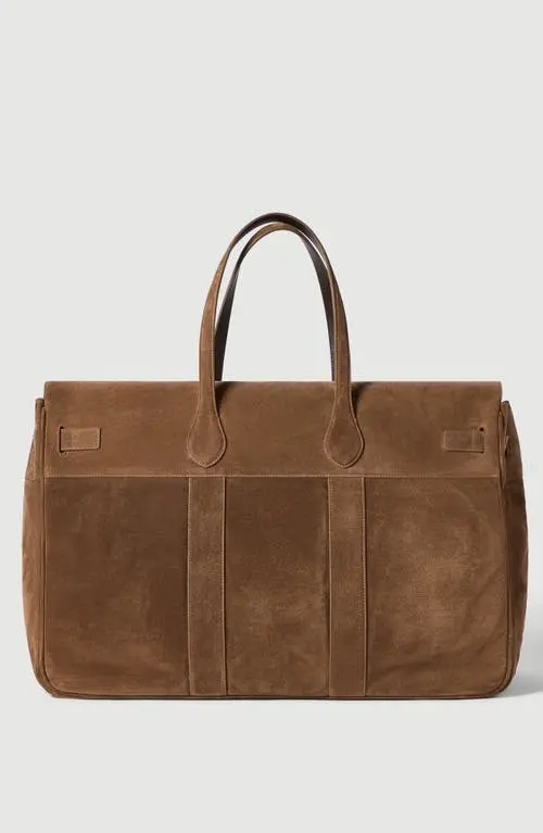 Brunello Cucinelli Explorer Travel Bag In Suede