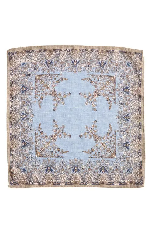 JACK VICTOR Military Floral Pocket Square