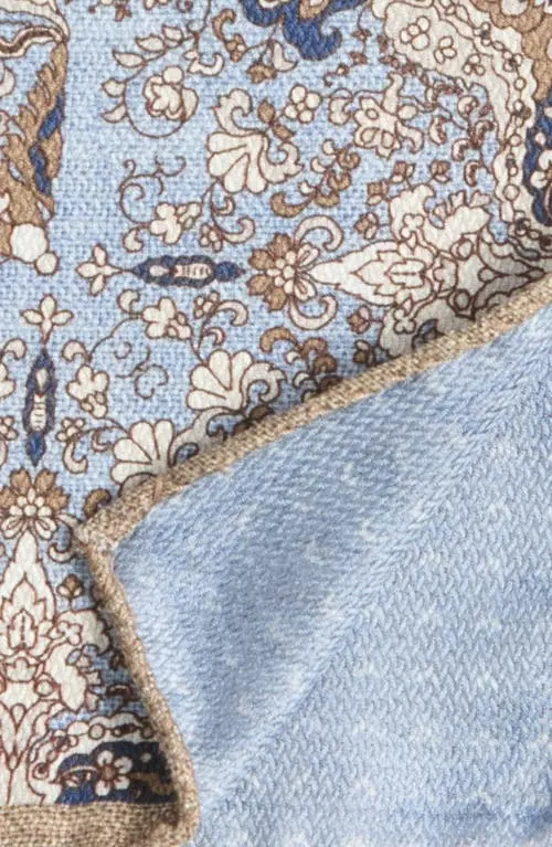 JACK VICTOR Military Floral Pocket Square