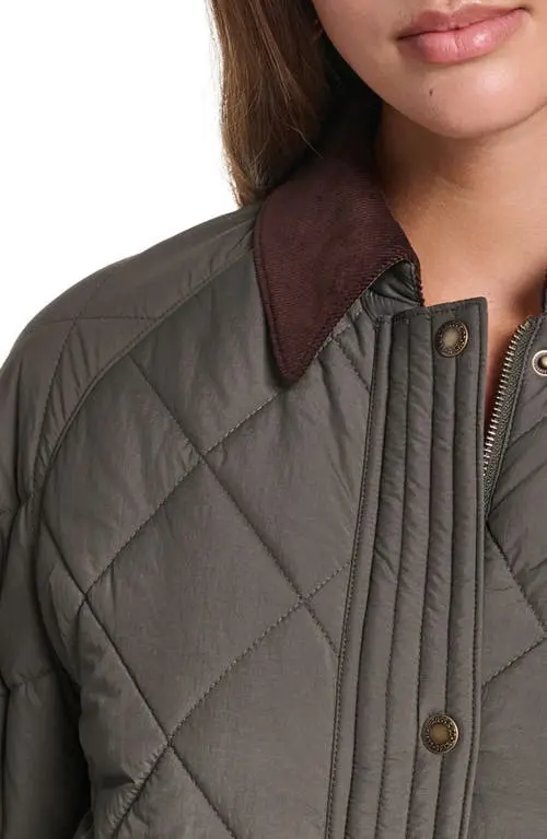 LEVI'S Diamond Quilted Water-resistant Jacket - Army Green