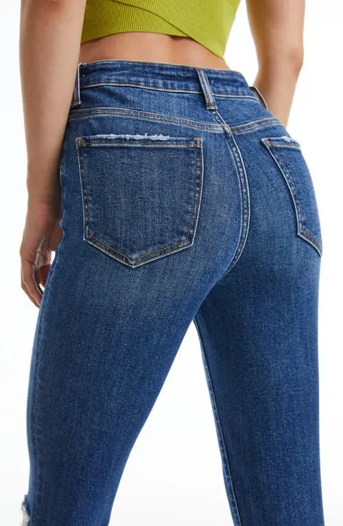 BAYEAS High Waist Ripped Straight Leg Jeans