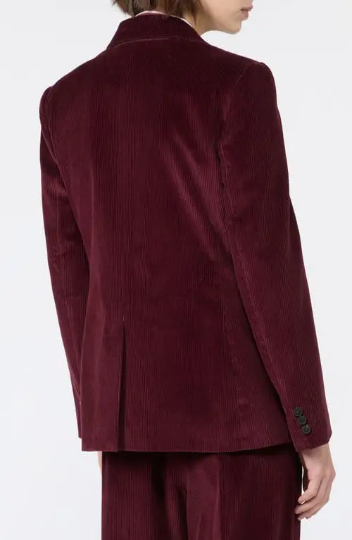 Max Mara Double Breasted Corduroy Blazer