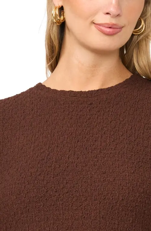 Vince Camuto Textured Crewneck T-shirt