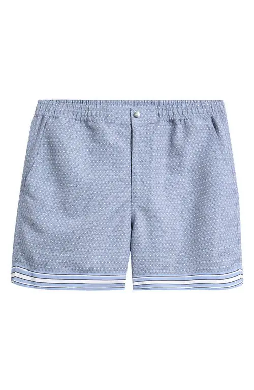 CHE Lucena Tile Print Swim Trunks