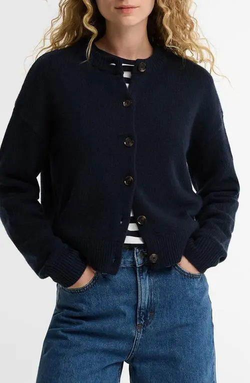 Barbour Woodhouse Cardigan - Navy