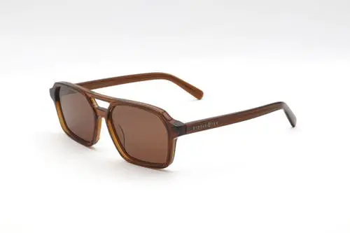 MAISON MARGIELA 56mm Pilot Sunglasses - Brown