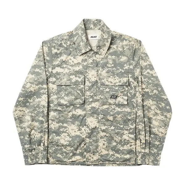 PALACE Jungle Zip Shirt Digital Camouflage