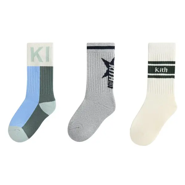 Kith 3-pack Crew Socks