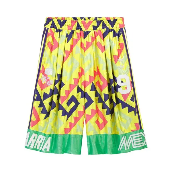 Adidas X Willy Chavarria Graphic Print Long Shorts