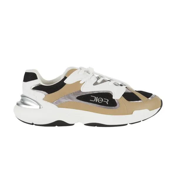 Dior B24 Mesh Reflective Sneakers - Tan