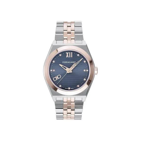 FERRAGAMO Vega New Diamond Watch 'two-tone - Gold