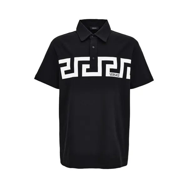 Versace Short-sleeve Cotton Polo Shirt