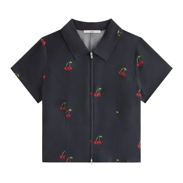 Kith Caela Cherry Zip Shirt