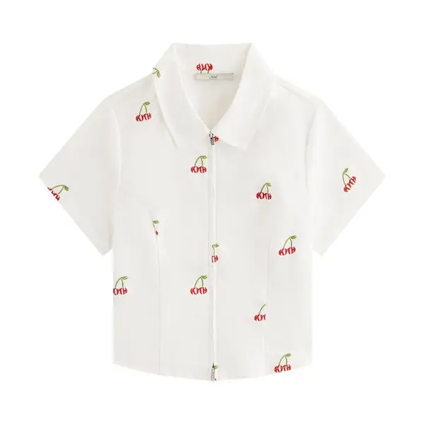 Kith Caela Cherry Oxford Zip Shirt