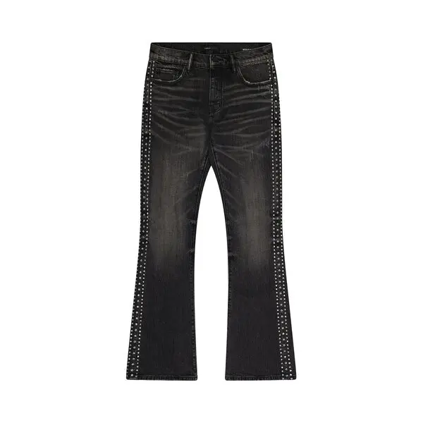 PURPLE BRAND Studded Vintage Flare Jeans