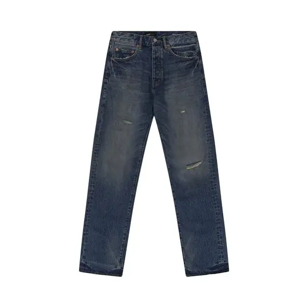 PURPLE BRAND Calcium Powder Distressed Jeans