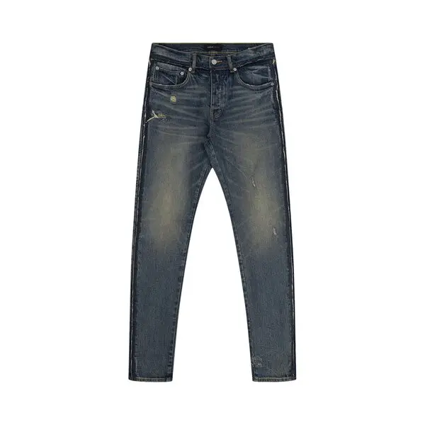 PURPLE BRAND Skinny Shadow Seam Coated Jeans