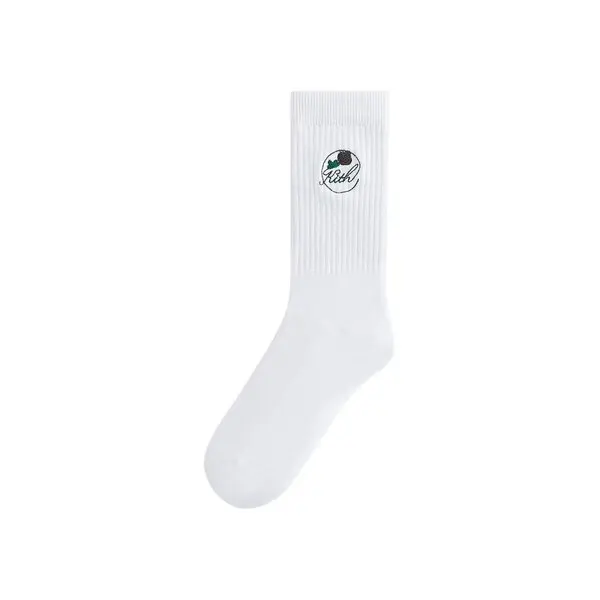 Kith Rose Script Cotton Crew Socks