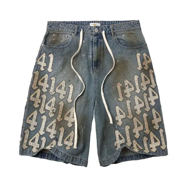 VALE FOREVER White Charm Jorts 'mid Wash