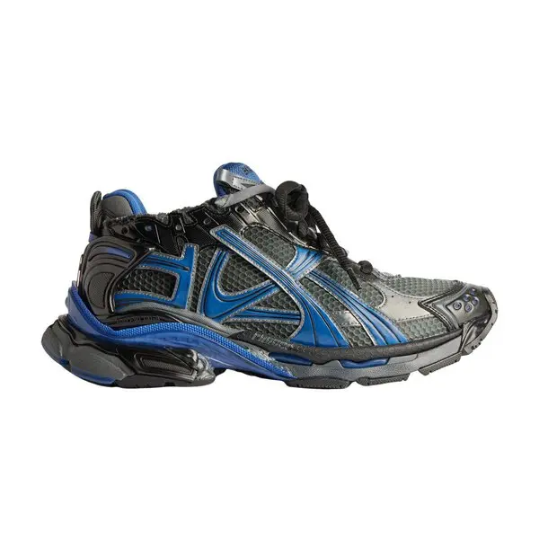 Balenciaga Runner Gradient Mesh Sneaker Blue Grey