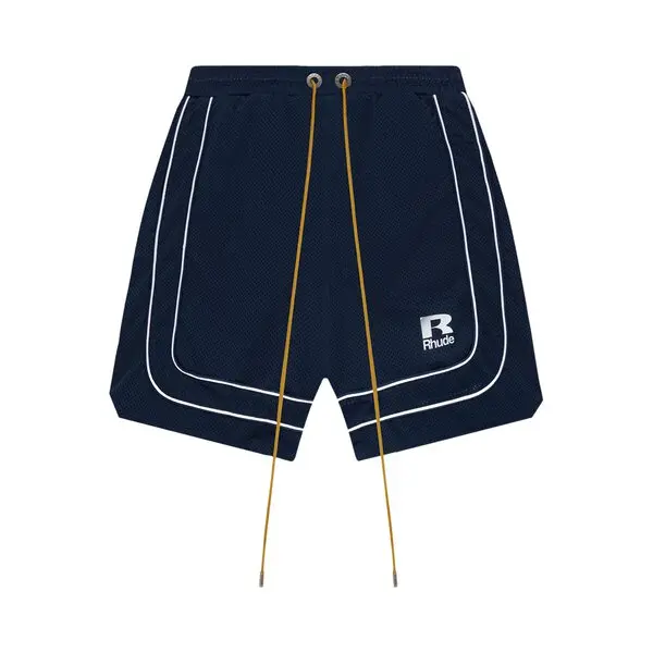 Rhude Mesh Piping Baggy Track Shorts