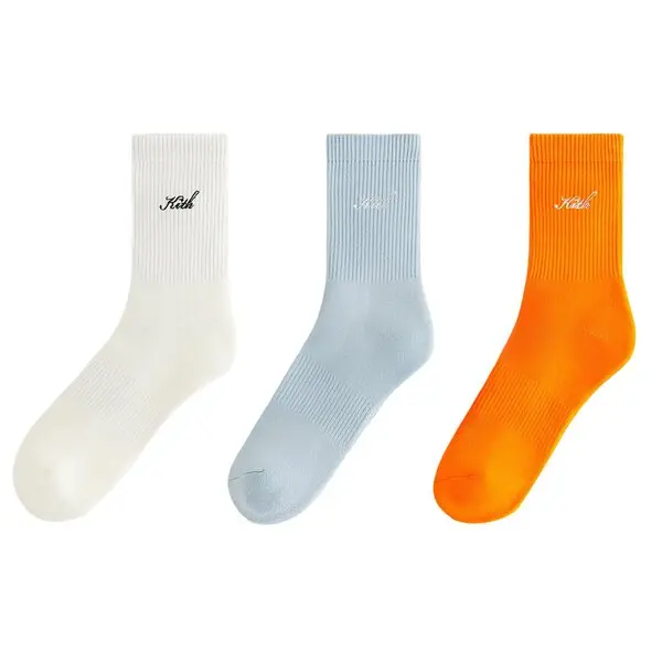 Kith 3-pack Lightweight Cotton Classic Crew Sock - Multicolor
