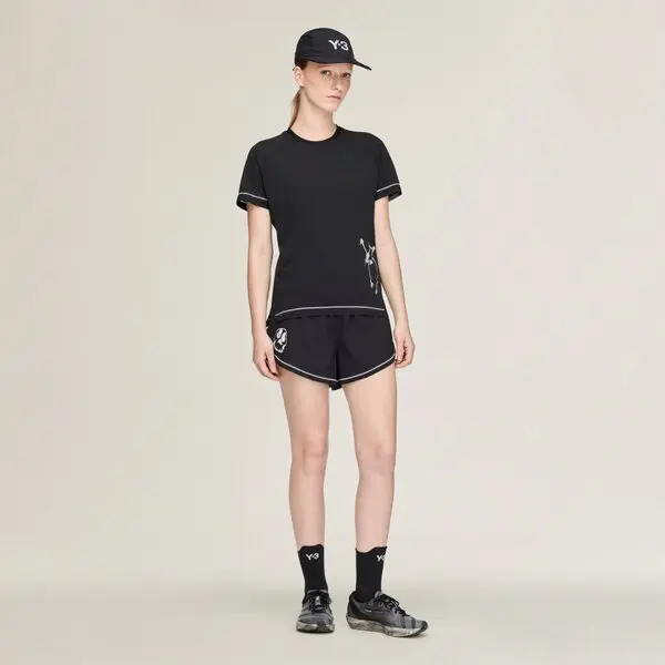 Adidas Y-3 Chito Graphic Running Short Sleeve Tee