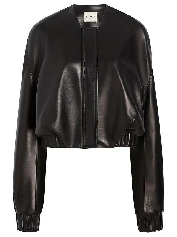 Khaite Bomber Jacket Cordan In Nappa