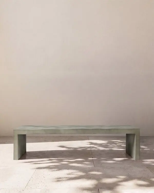 Quince Concrete Waterfall Indoor/outdoor Coffee Table