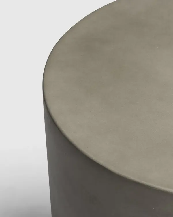 Quince Concrete Drum Indoor/outdoor Side Table