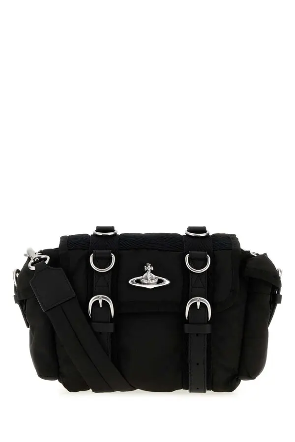 VIVIENNE WESTWOOD Fabric Rocky Crossbody Bag - Black