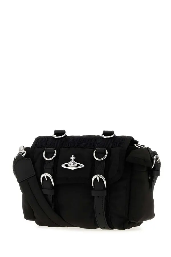 VIVIENNE WESTWOOD Fabric Rocky Crossbody Bag - Black