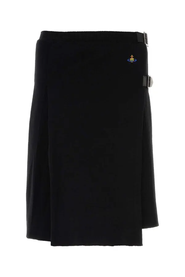 VIVIENNE WESTWOOD Wool Skirt - Black