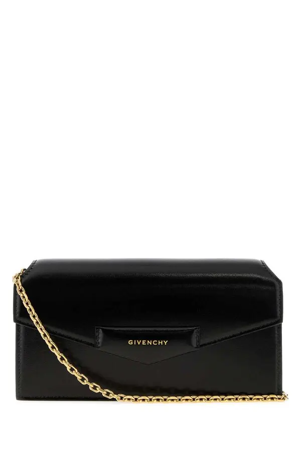 Givenchy Leather Antigona Clutch - Black